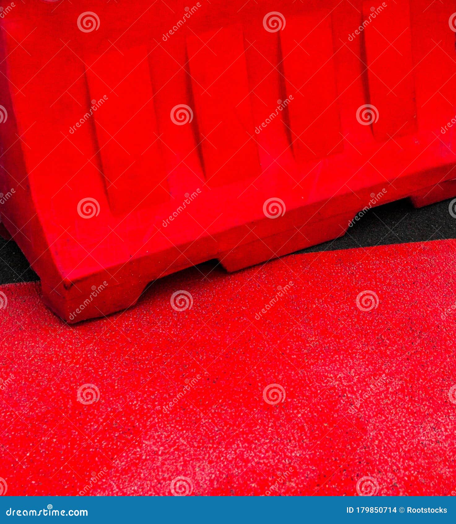 Red safety barrier stock photo. Image of protection - 179850714