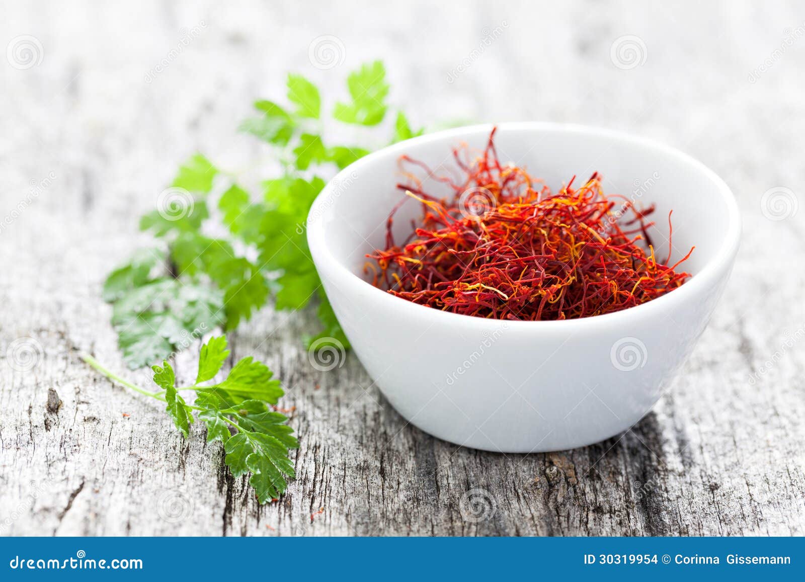 Red saffron stock photo. Image of wooden, spice, spices - 30319954