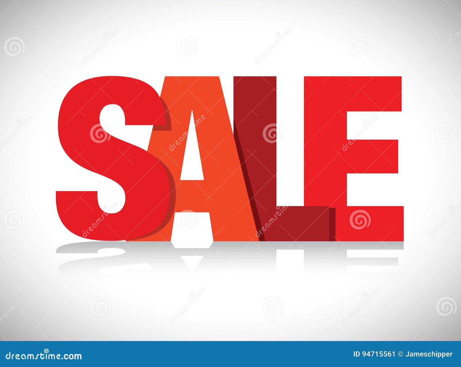 Red sale sign stock vector. Illustration of render, benefit - 94715561