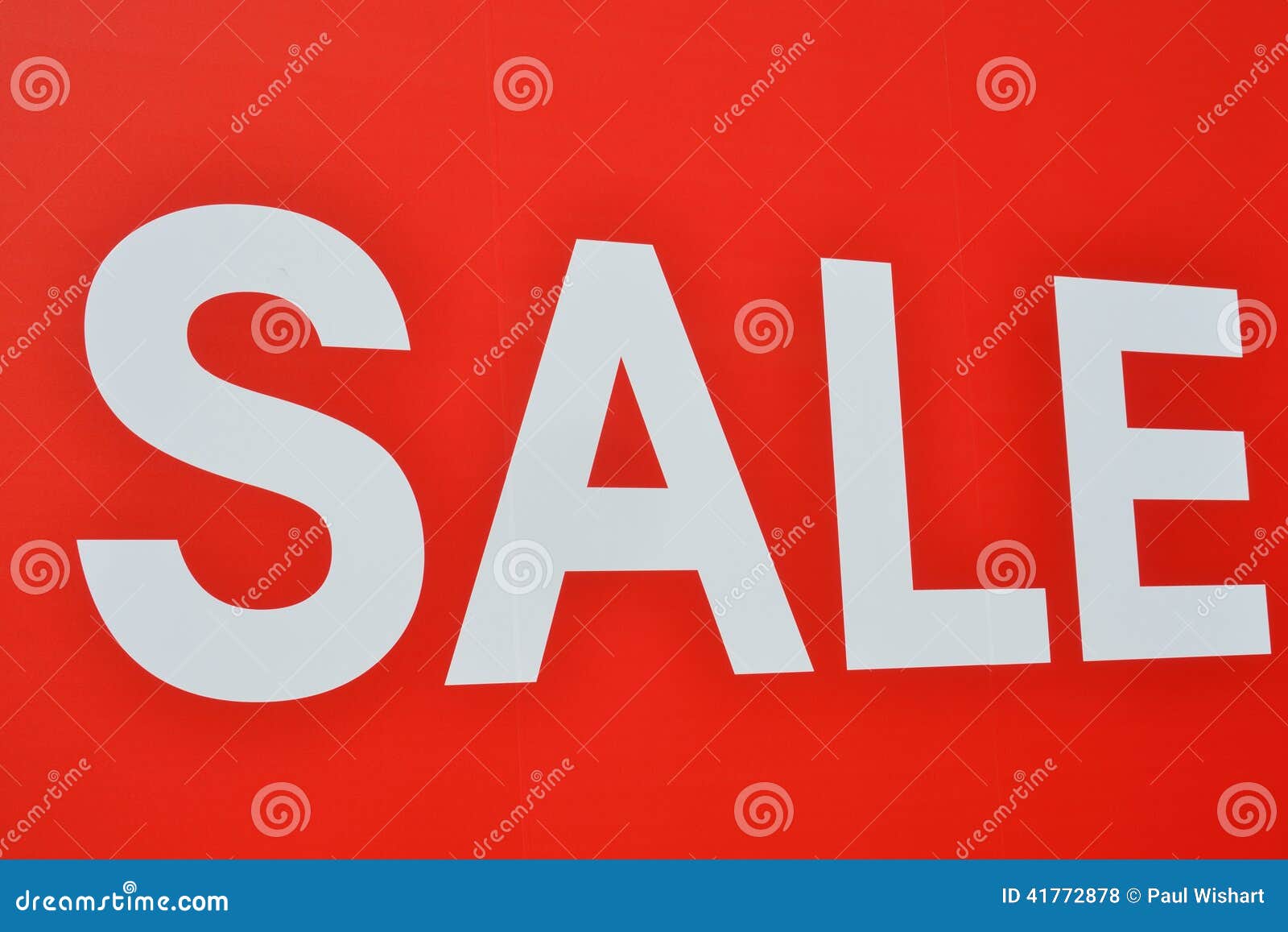 Red sale sign stock photo. Image of advertisement, signs - 41772878