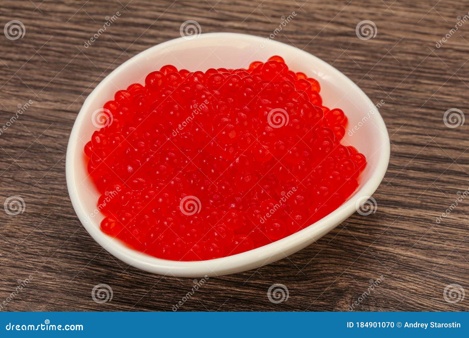 Red Salmon Caviar in the Bowl Stock Photo - Image of delicious, macro ...