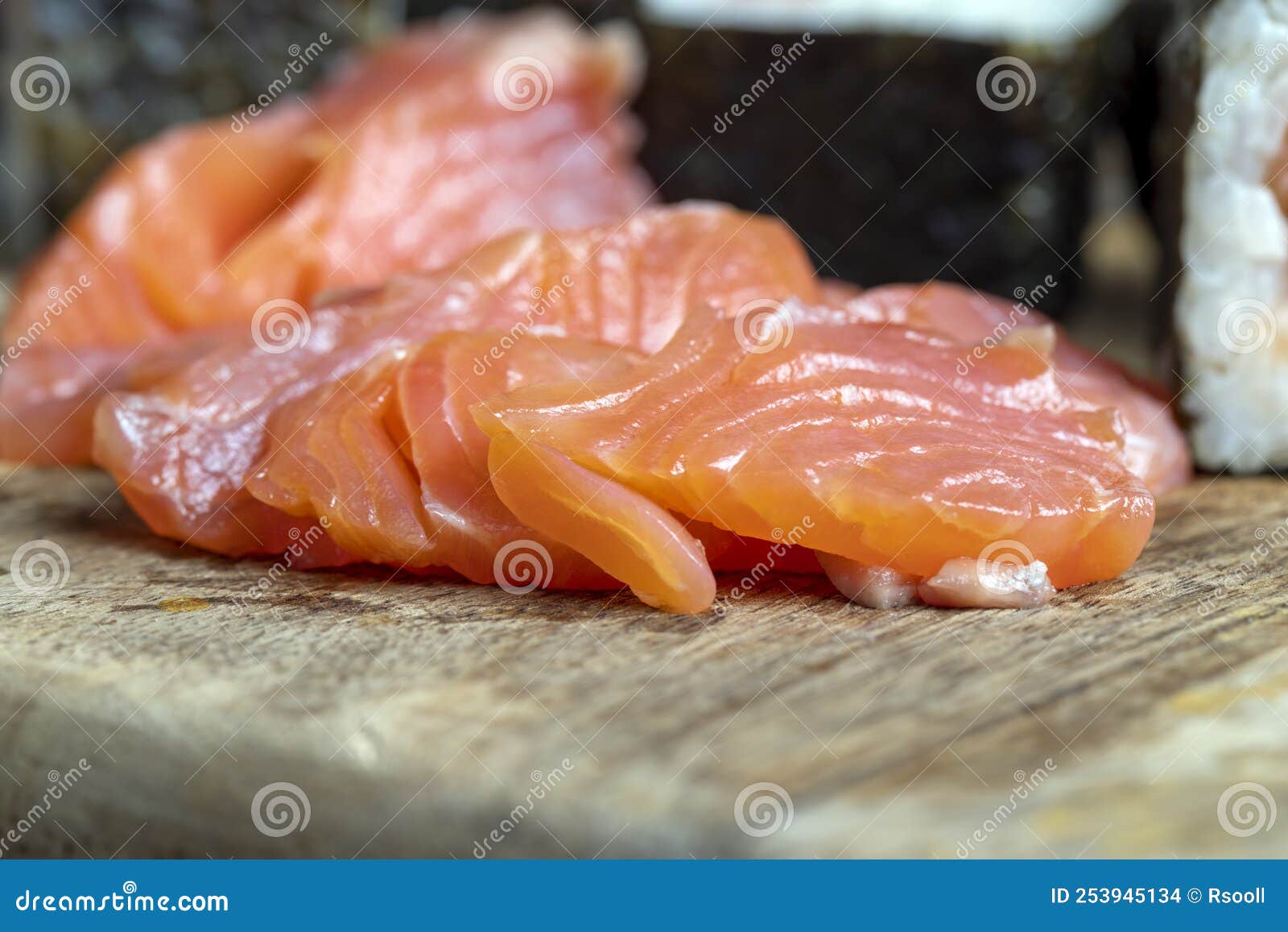 Red Salted Fish Cut into Chunks during Cooking Stock Photo - Image of ...