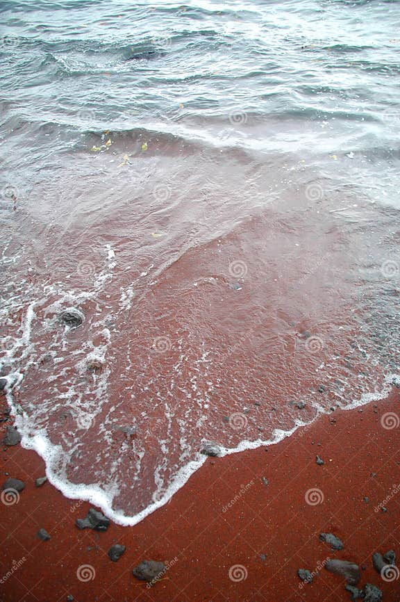 Red sand Beach, Maui stock image. Image of beach, maui - 3677125