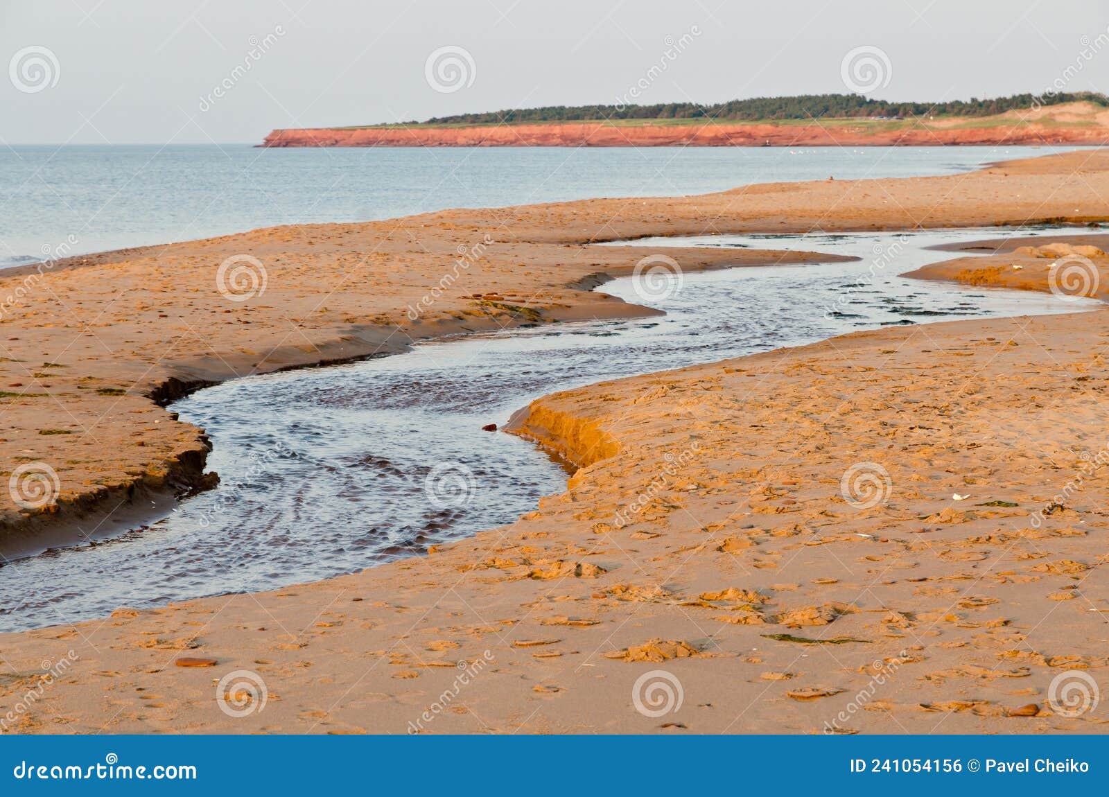 Red sand beach stock photo. Image of beach, edward, shoreline - 241054156