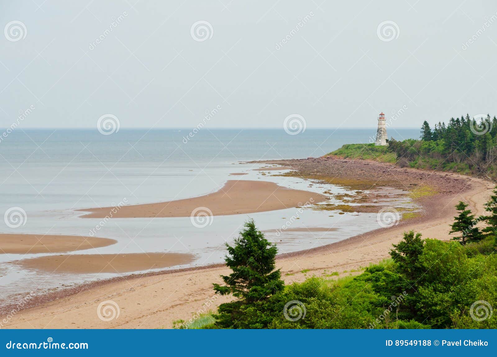 Red sand beach stock photo. Image of landscape, nature - 89549188
