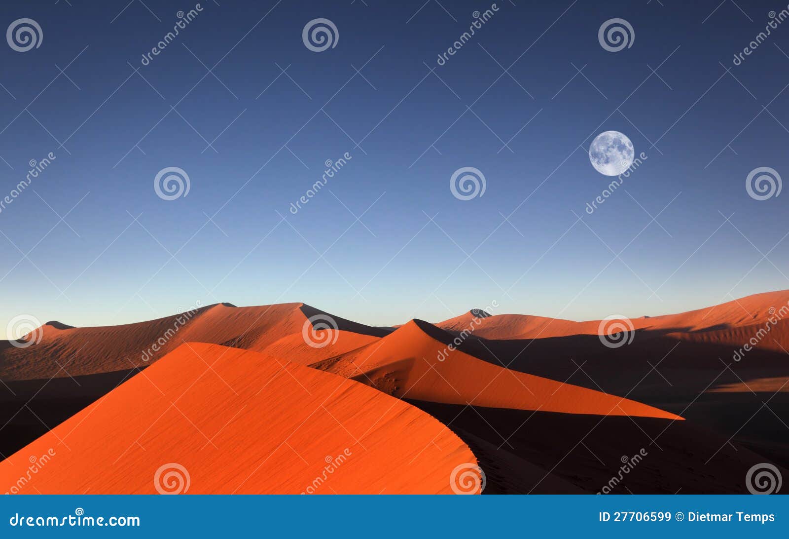 Red Sand Dune, Sossusvlei, Namibia Stock Image - Image of full, tourism ...