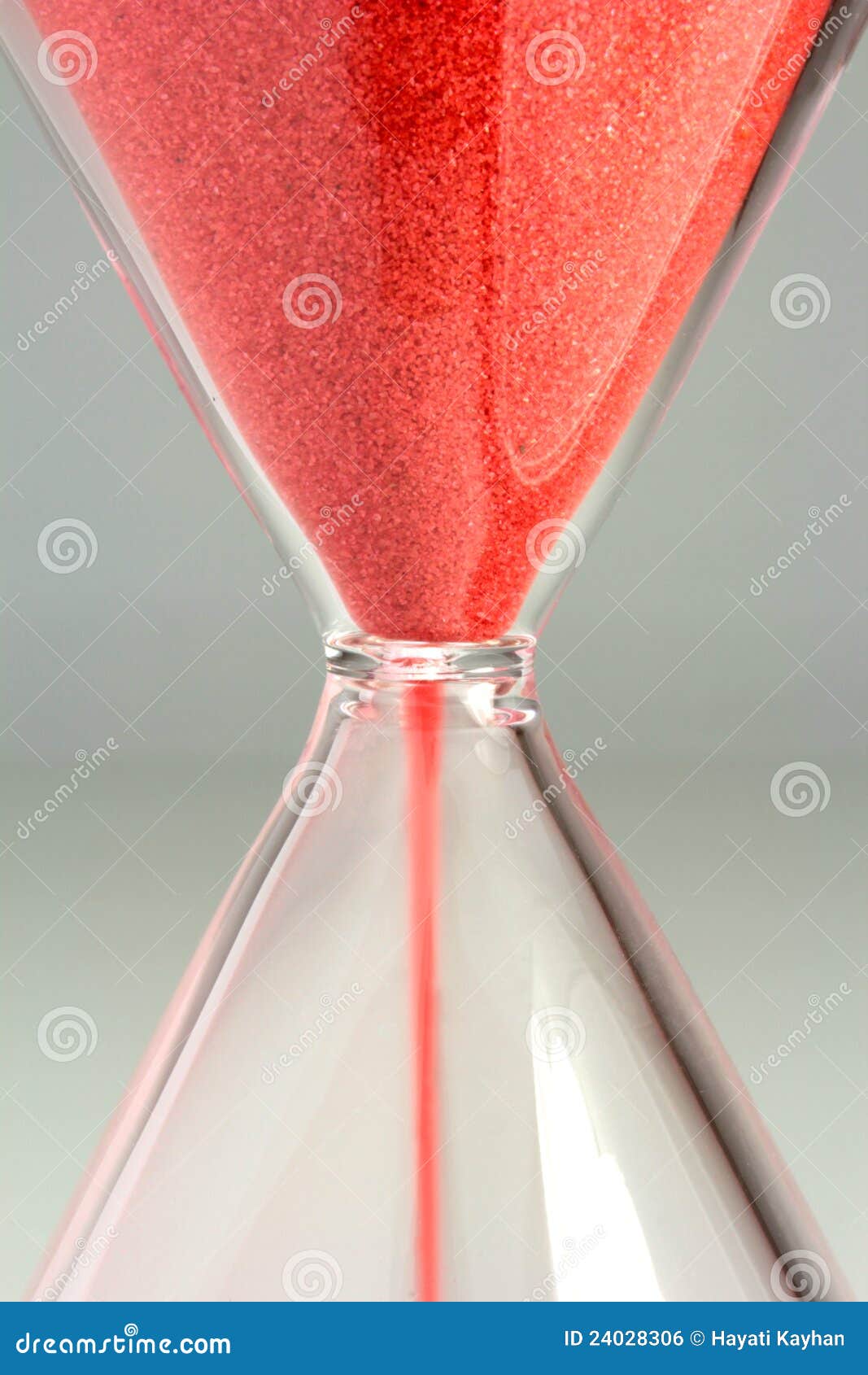 Red sand hourglass stock photo. Image of passing, stop - 24028306