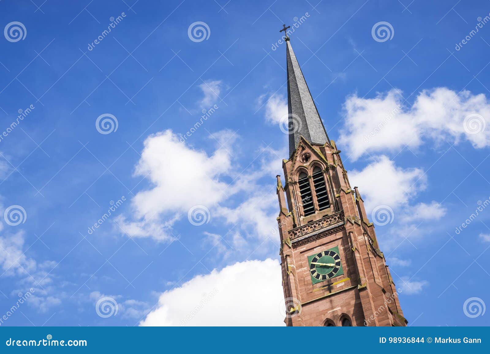 The Red Sand Stone Church at Nagold Germany Stock Photo - Image of sand ...