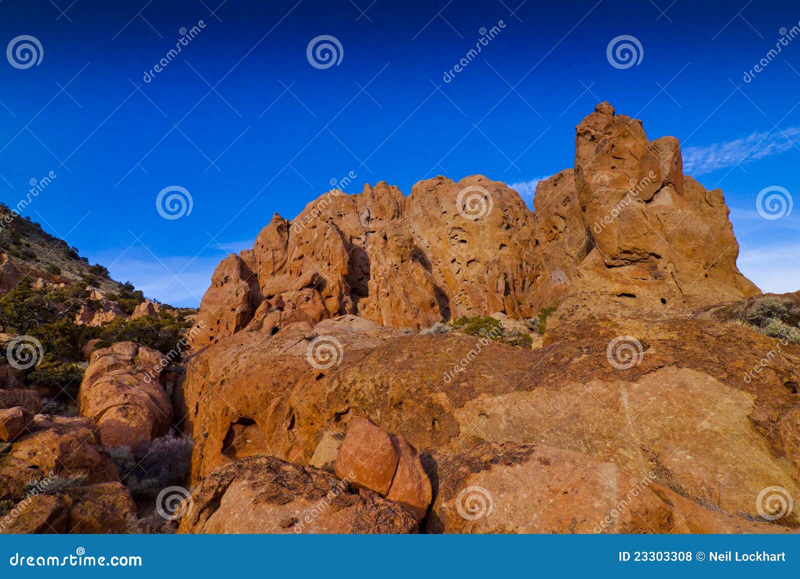 Red Sand Stone Rocks stock photo. Image of pyramid, hiking - 23303308