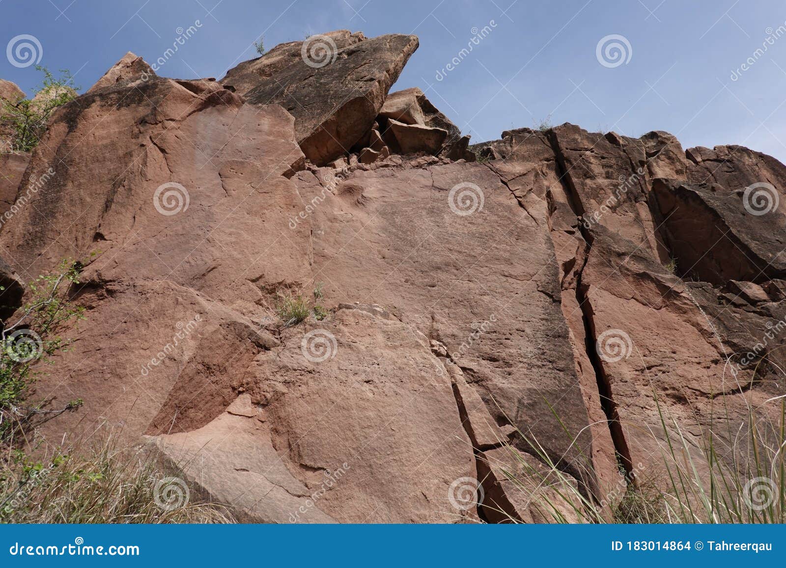 Red sand stone rocks stock photo. Image of soil, mountain - 183014864