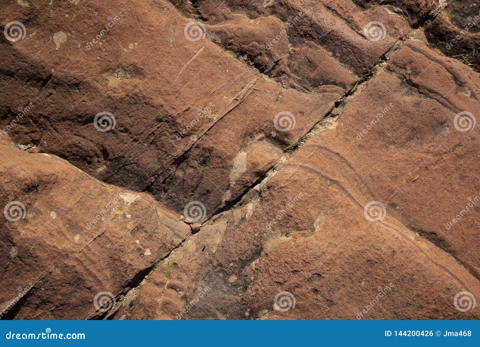 Red Sandstone Background with Abstract Shapes Stock Photo - Image of ...