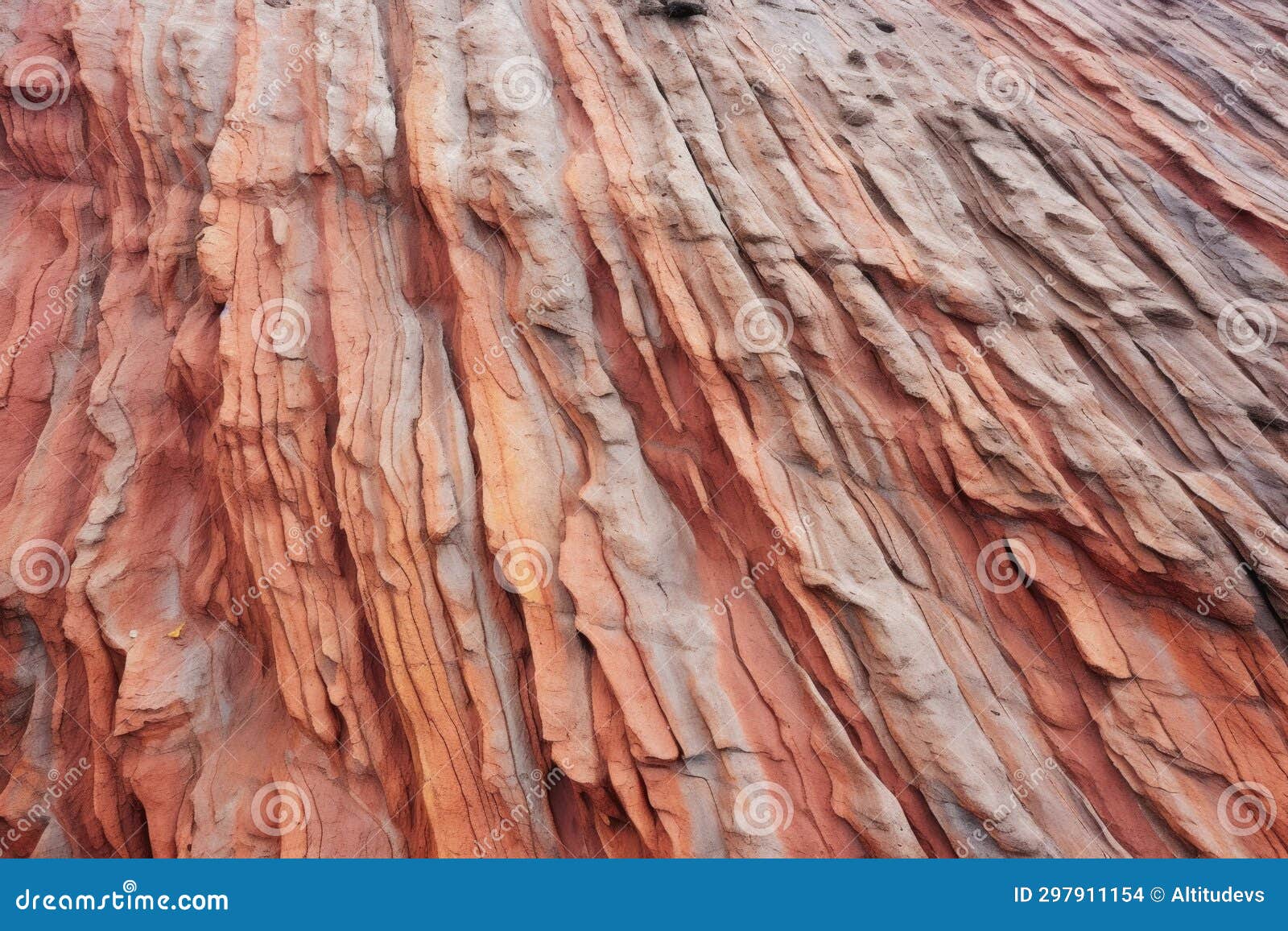 Red Sandstone Cliff Wall Texture Stock Photo - Image of formation ...