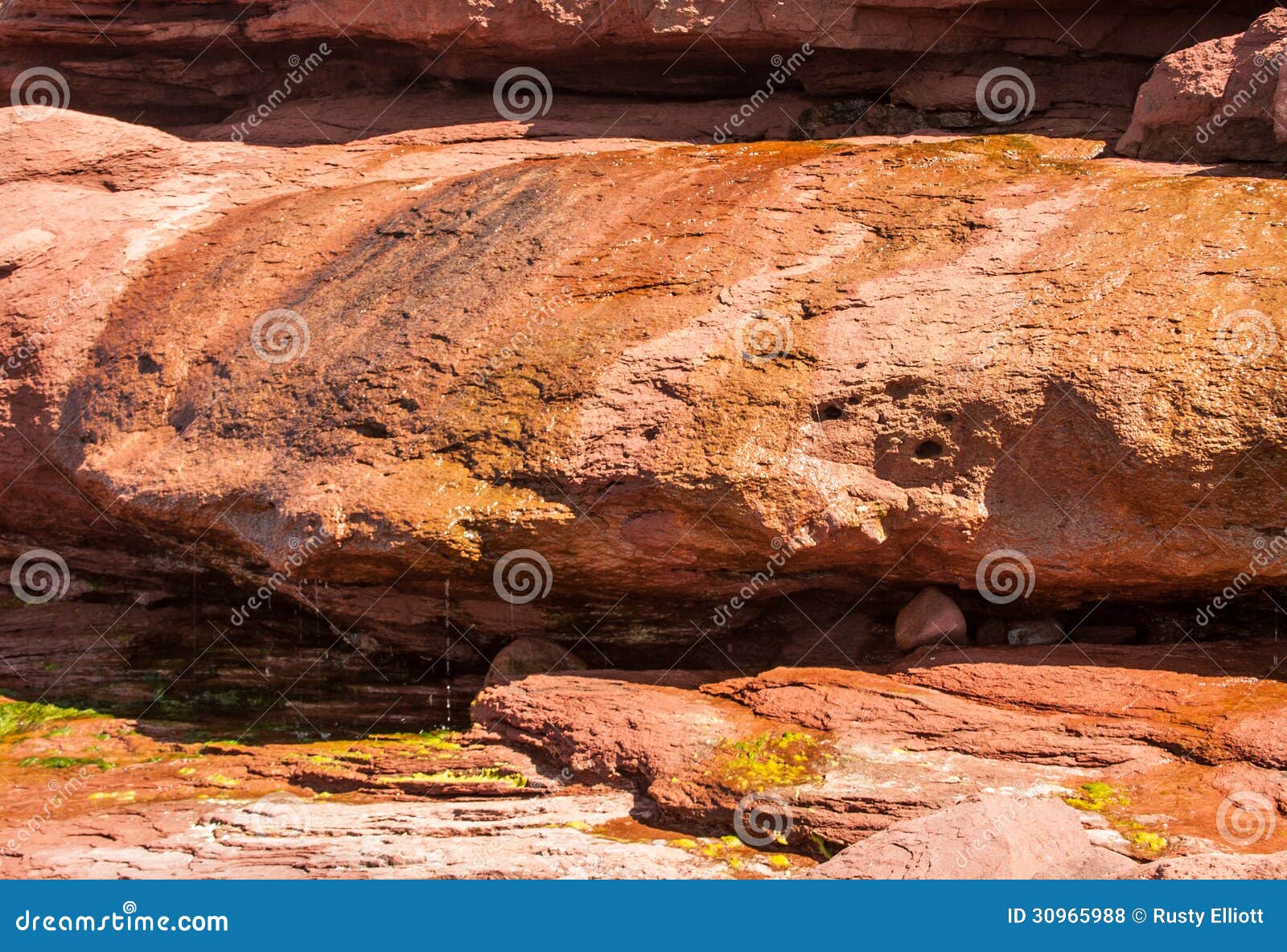 Red Sandstone stock photo. Image of detail, layer, geological - 30965988