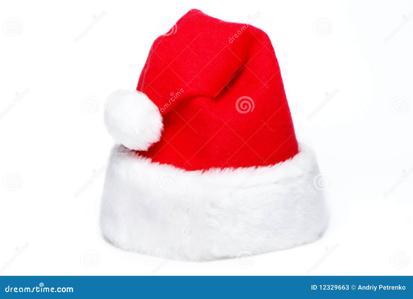 Red Santa Claus hat stock image. Image of claus, winter - 12329663