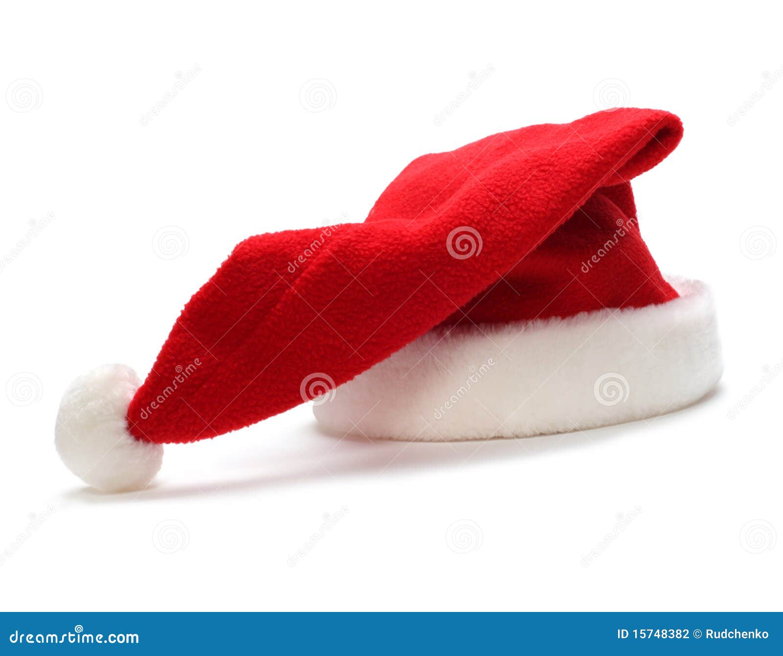 Red santa claus hat stock photo. Image of seasonal, gift - 15748382