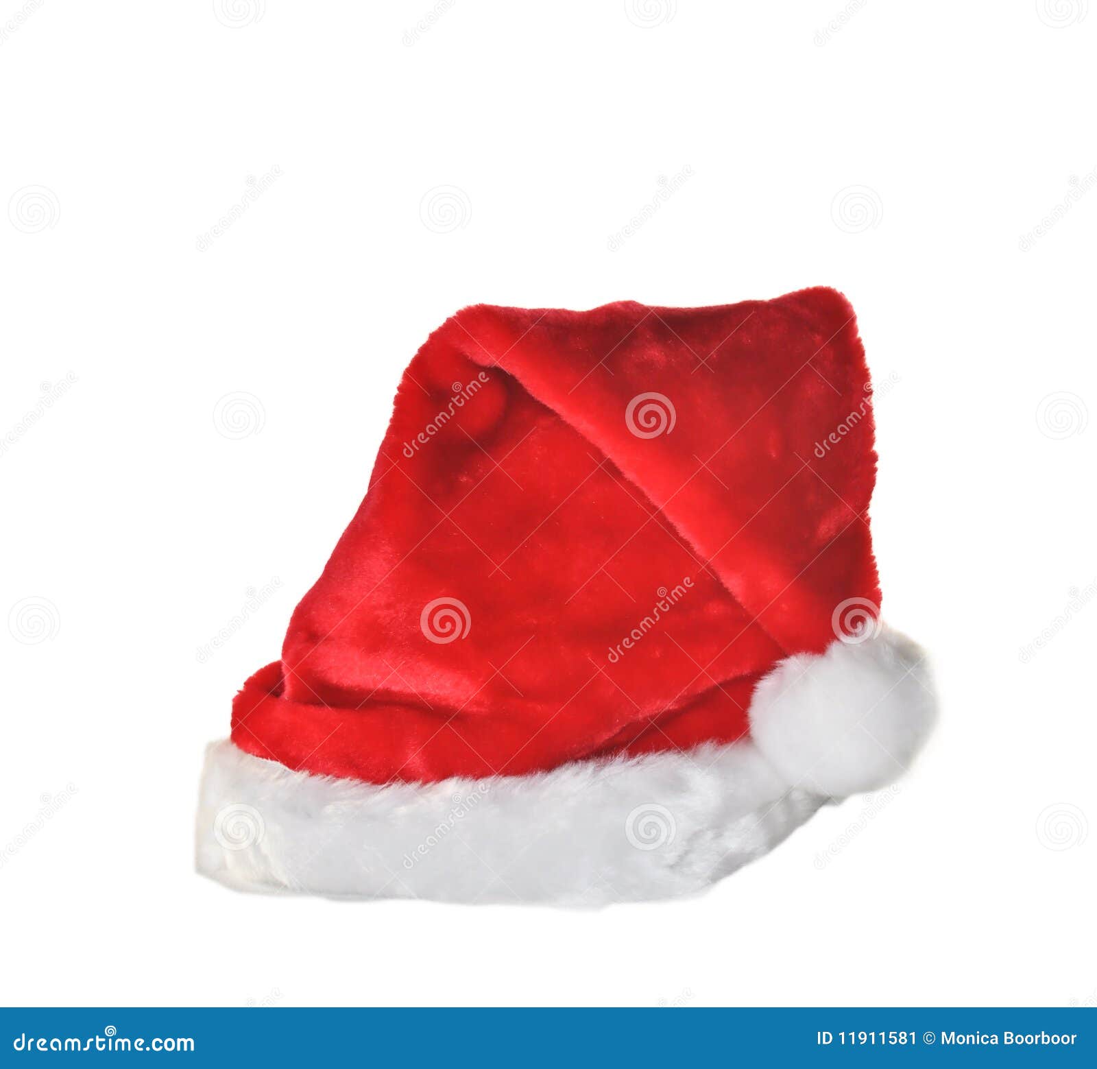 Red santa hat stock image. Image of santa, fringle, kris - 11911581
