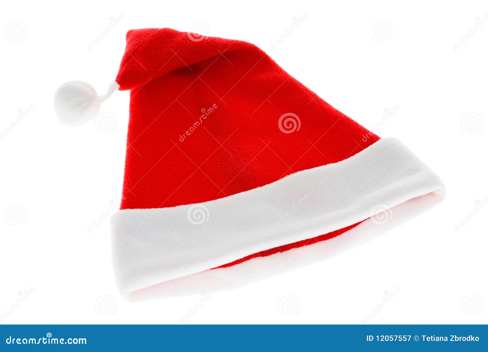 Red Santa hat stock image. Image of uniform, isolated - 12057557