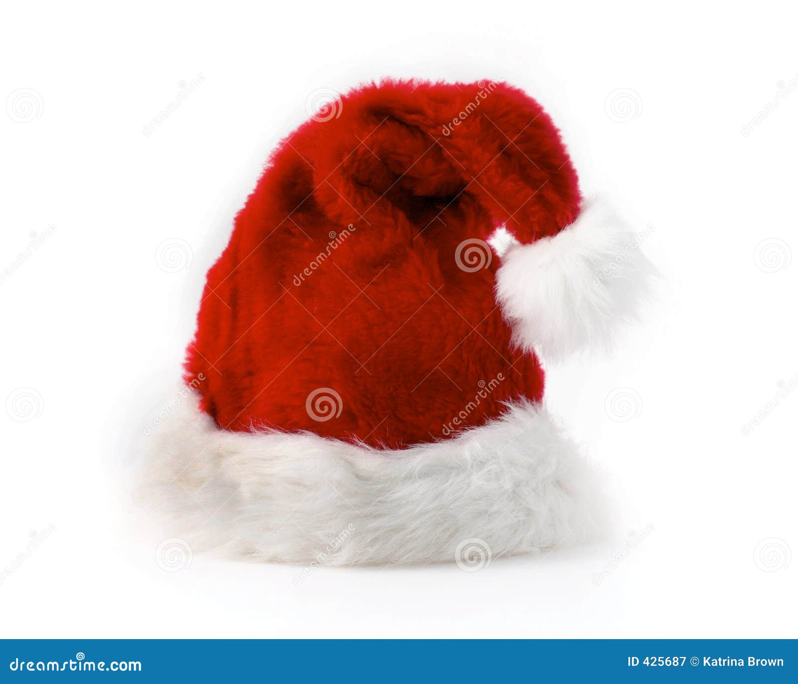Red Santa Hat stock image. Image of xmas, ornament, holiday - 425687