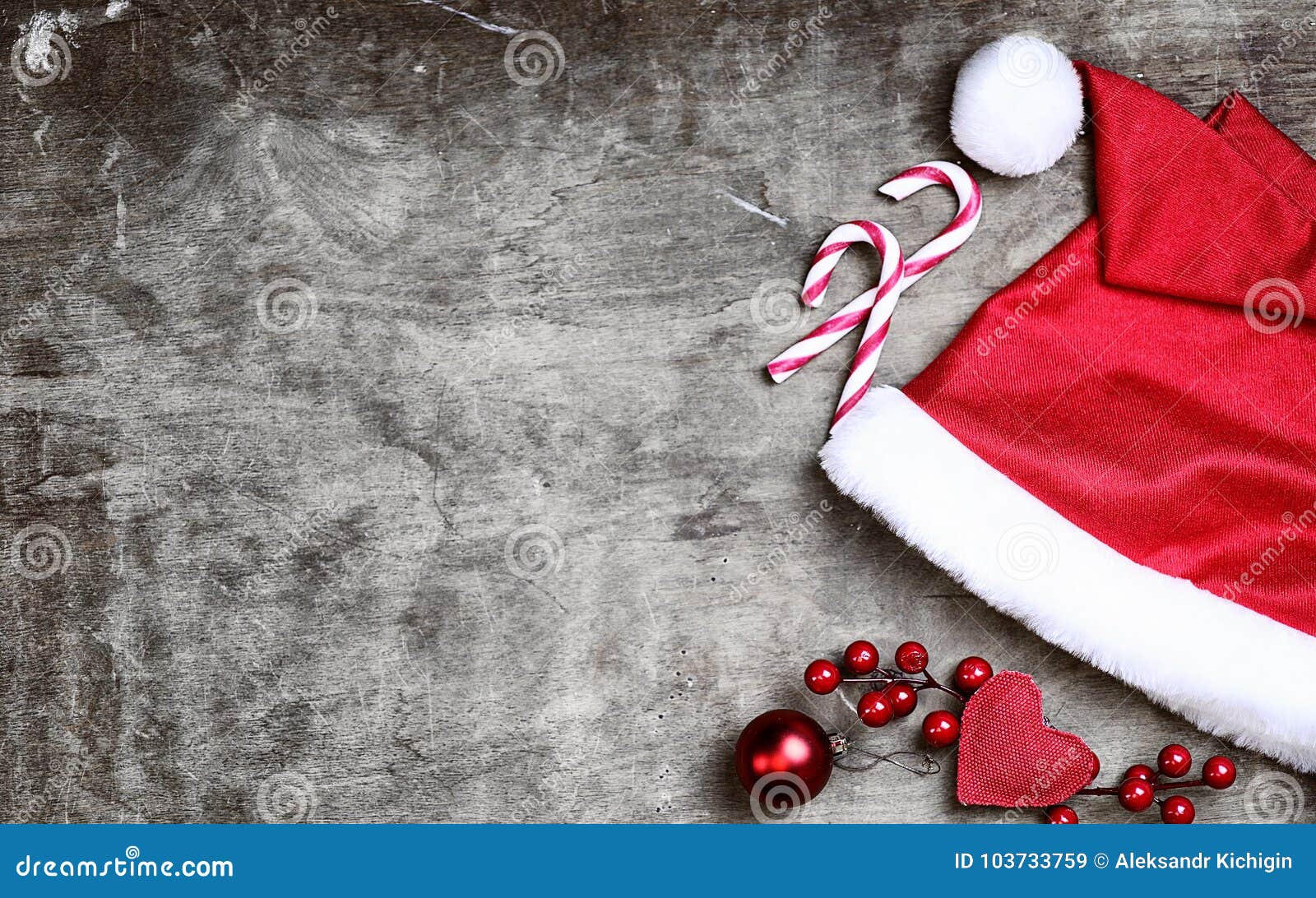 Christmas Wooden Textured Santa Hat Shape Card Stock Photos - Free ...