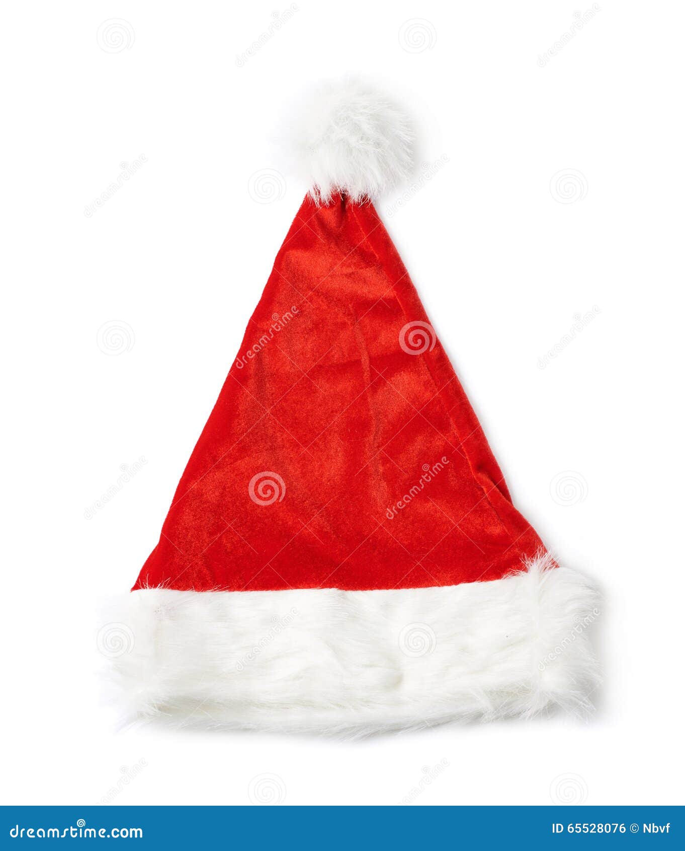 Red Santa s hat isolated stock photo. Image of clothing - 65528076