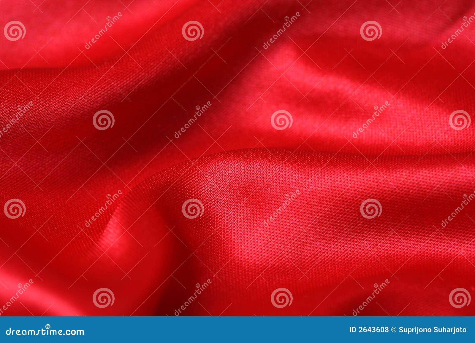 Red satin stock photo. Image of fabric, color, curve, wavy - 2643608