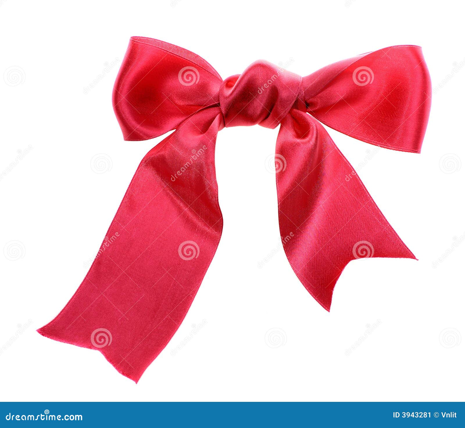 Red satin bow stock image. Image of christmas, decoration - 3943281