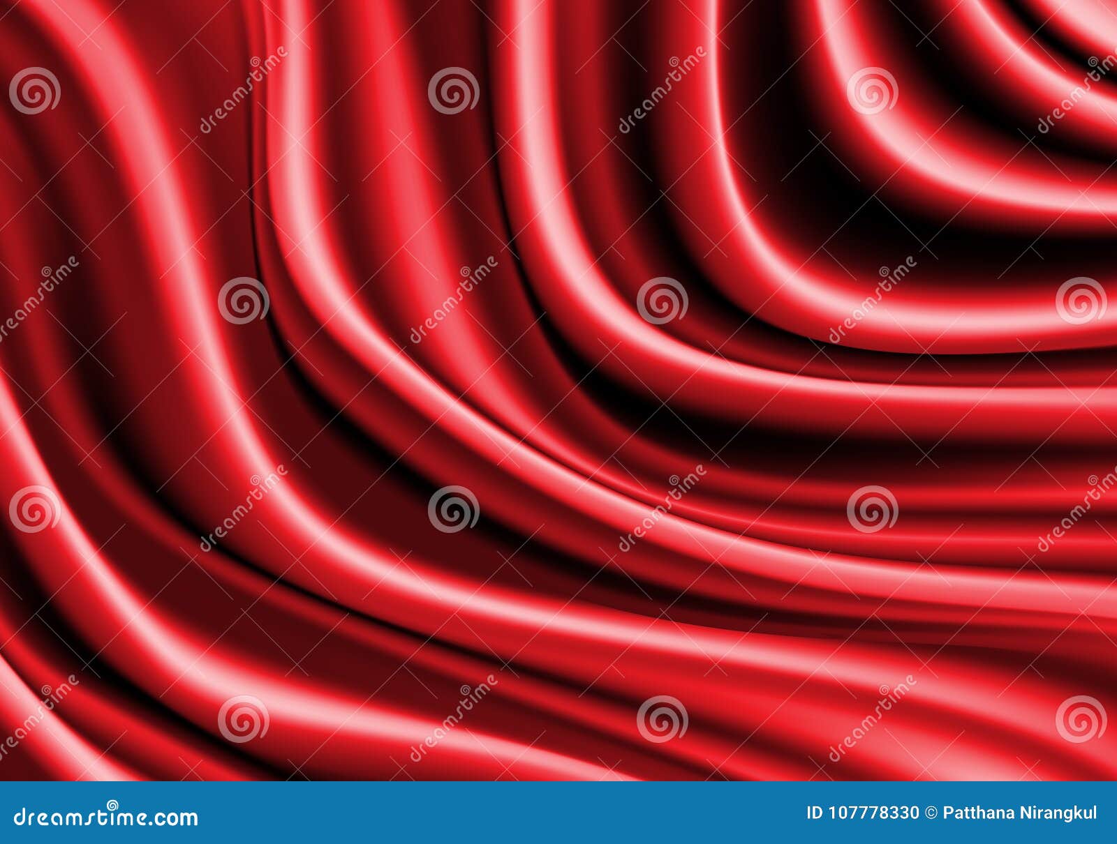 Red Satin Fabric Cloth Wave Luxury Background Texture Vector Stock ...