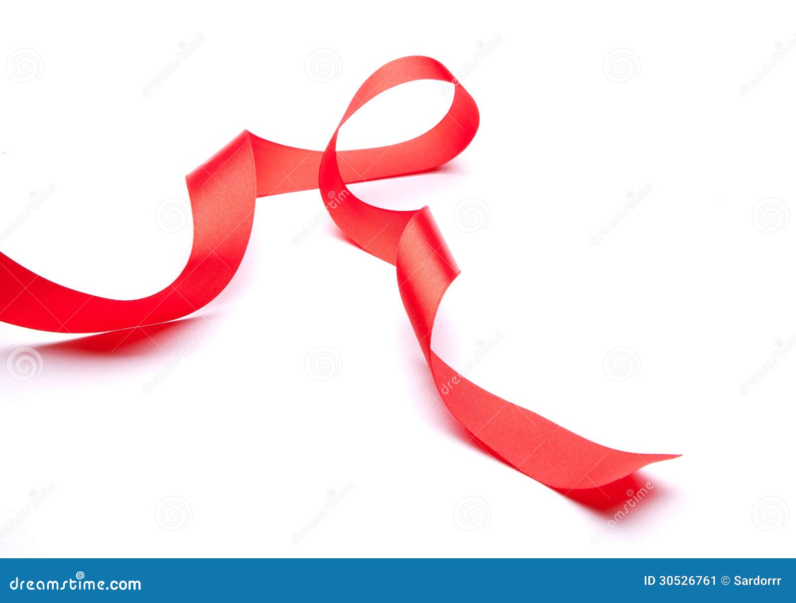 Red satin gift ribbon stock image. Image of event, birthday - 30526761