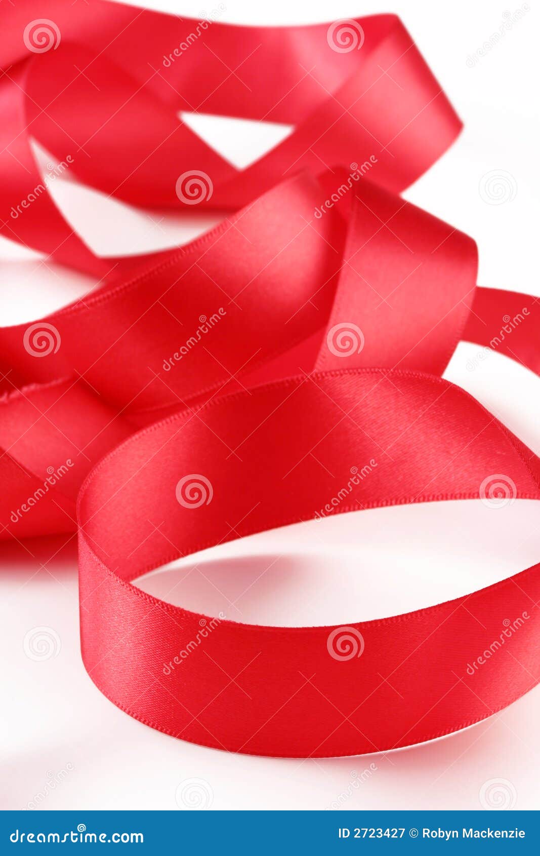 Red Satin Ribbon stock image. Image of ribbon, isolated - 2723427