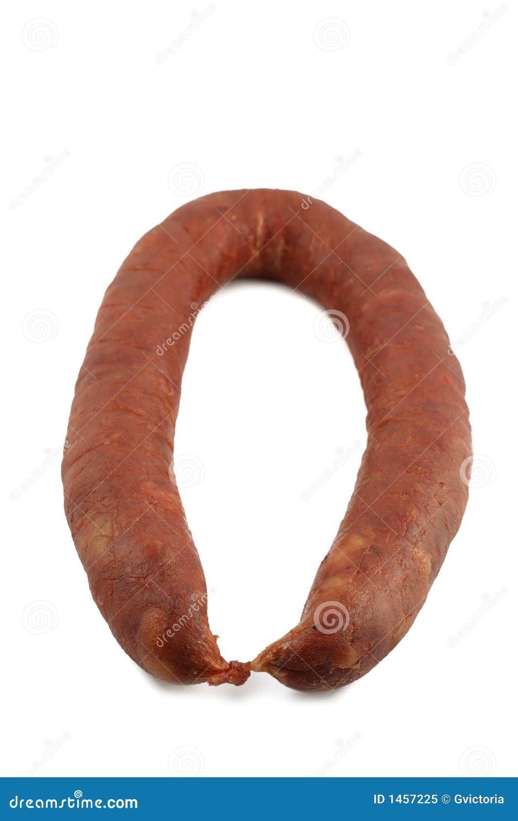 Red sausage stock image. Image of sausages, mediterranean - 1457225