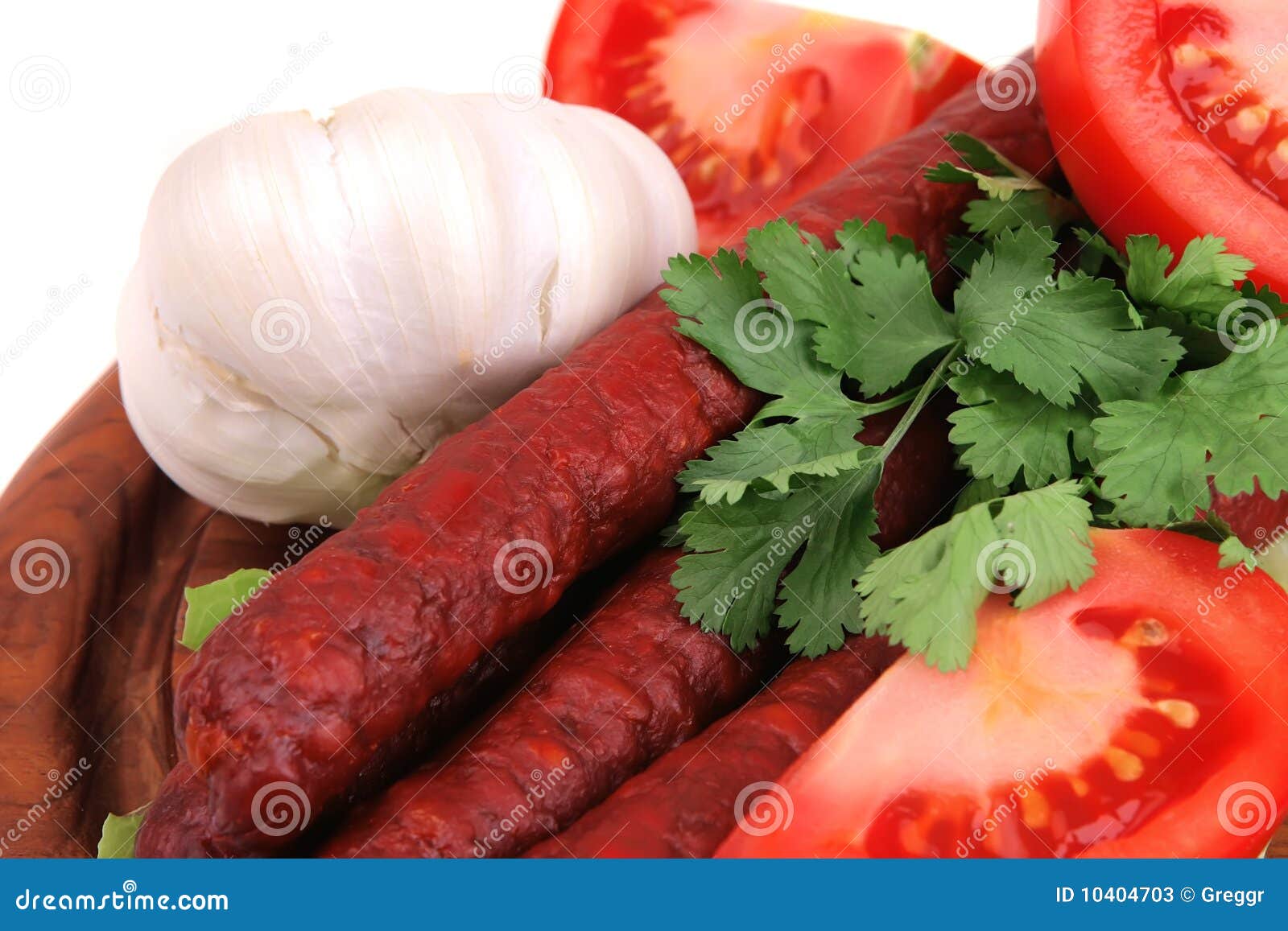 Red sausages stock image. Image of lifestyle, hunger - 10404703