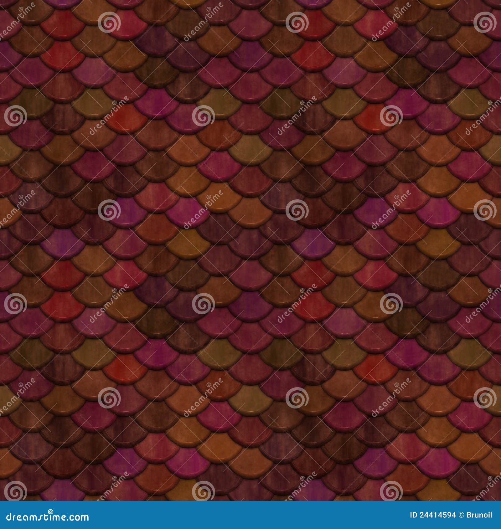Red Scales Seamless Pattern Stock Illustration - Illustration of ...