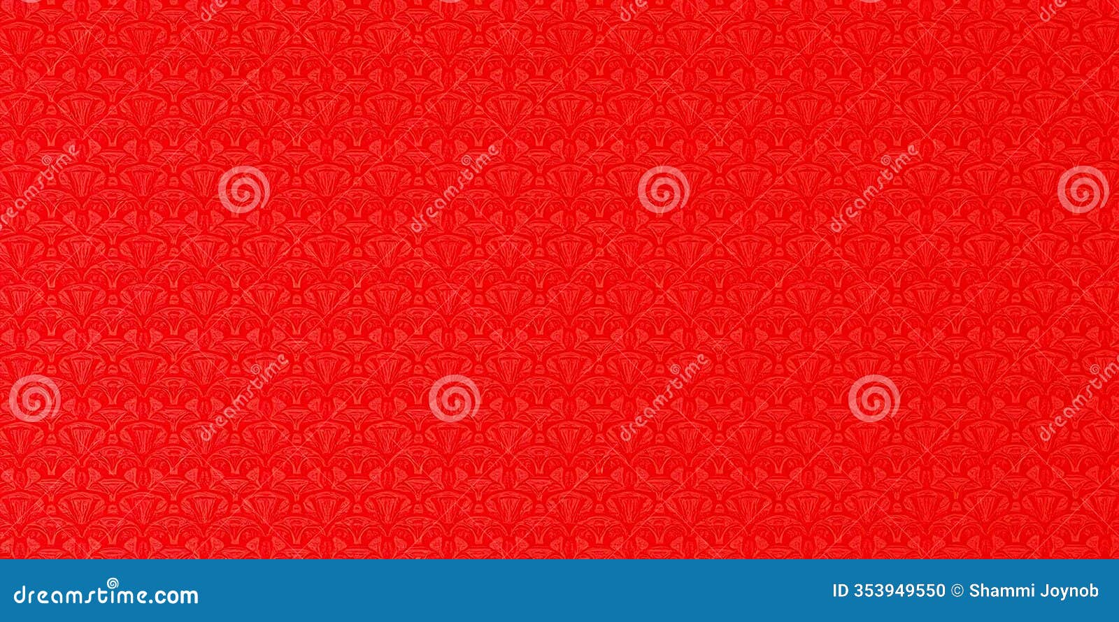 Red Scallop Shell Pattern Background Texture Seamless Repeating Design ...