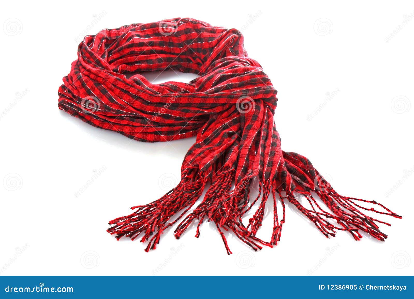 Red scarf stock image. Image of fabric, garment, cotton - 12386905