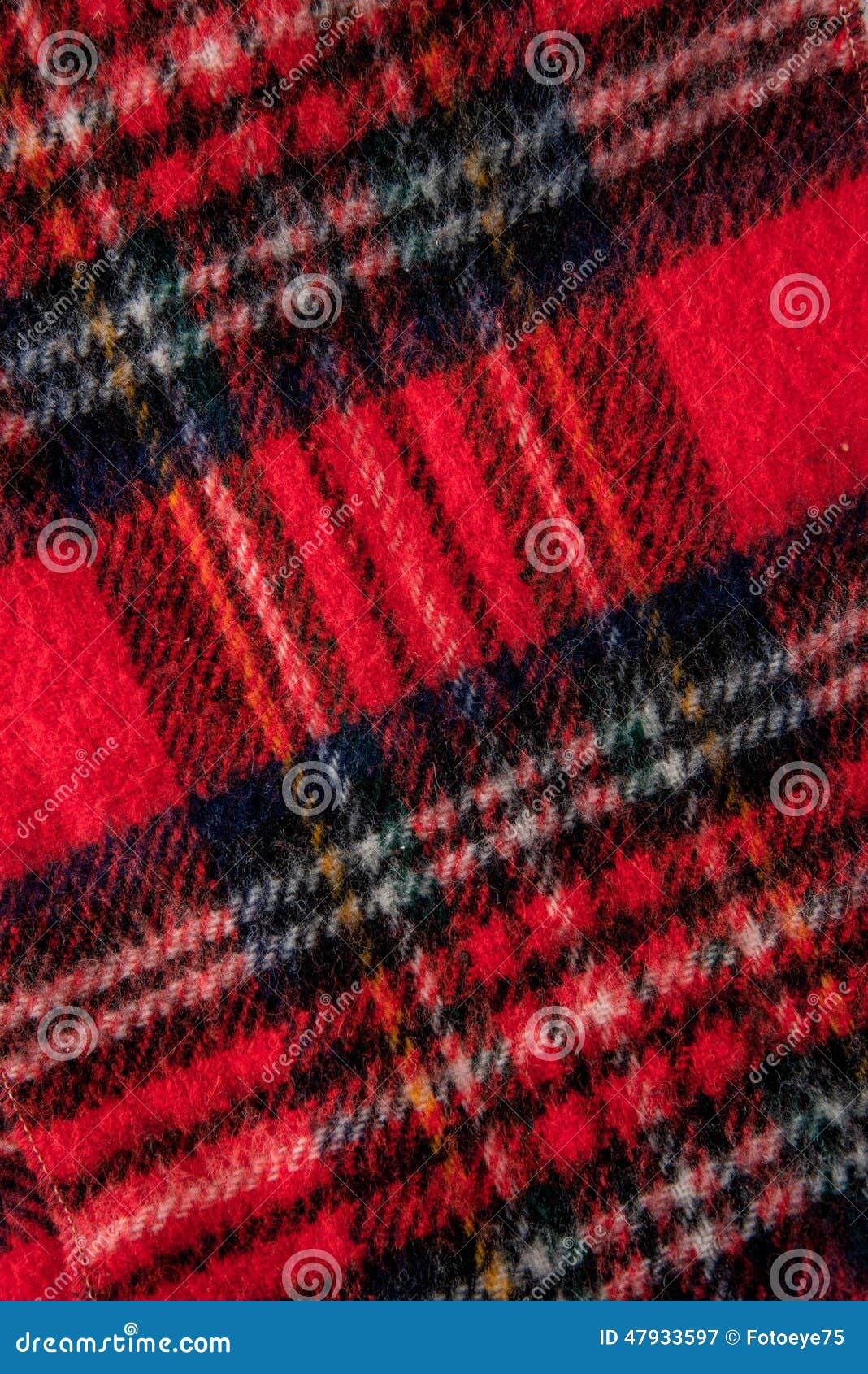Red Scarf Flannel Fabric Background Texture Stock Image - Image of ...