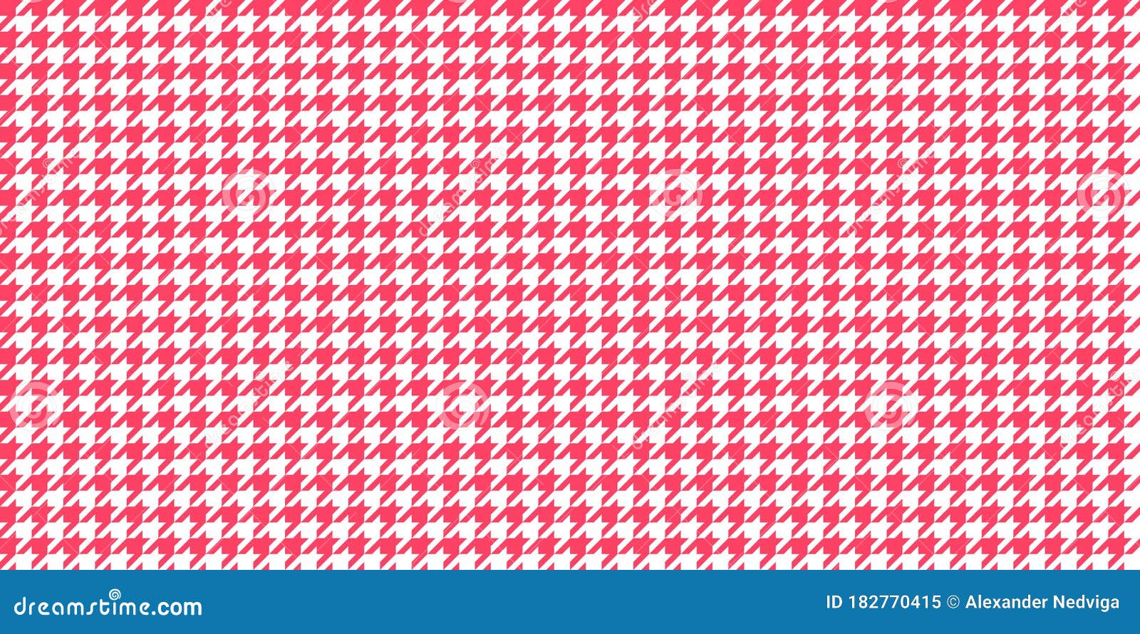 Red Scarlet Seamless Houndstooth Pattern Background Stock Illustration ...