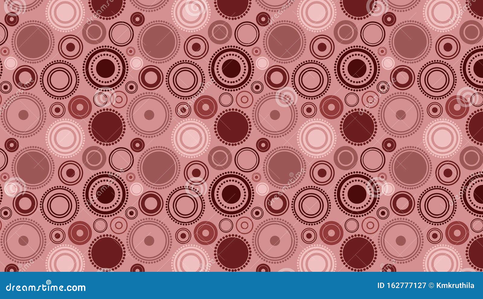 Red Scattered Circles Pattern Stock Vector - Illustration of circles ...