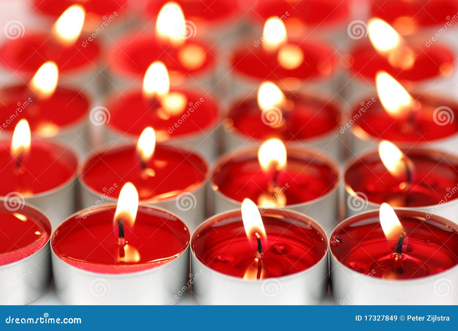 Red scented candles stock image. Image of wellness, glow - 17327849