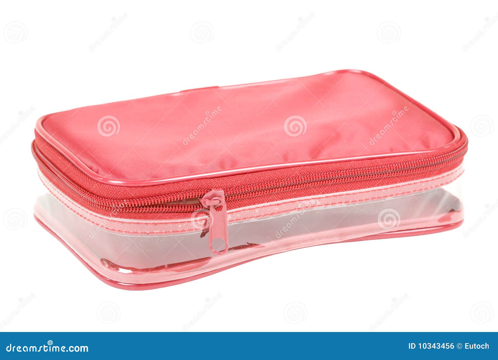 Red School Box stock photo. Image of case, striped, college - 10343456