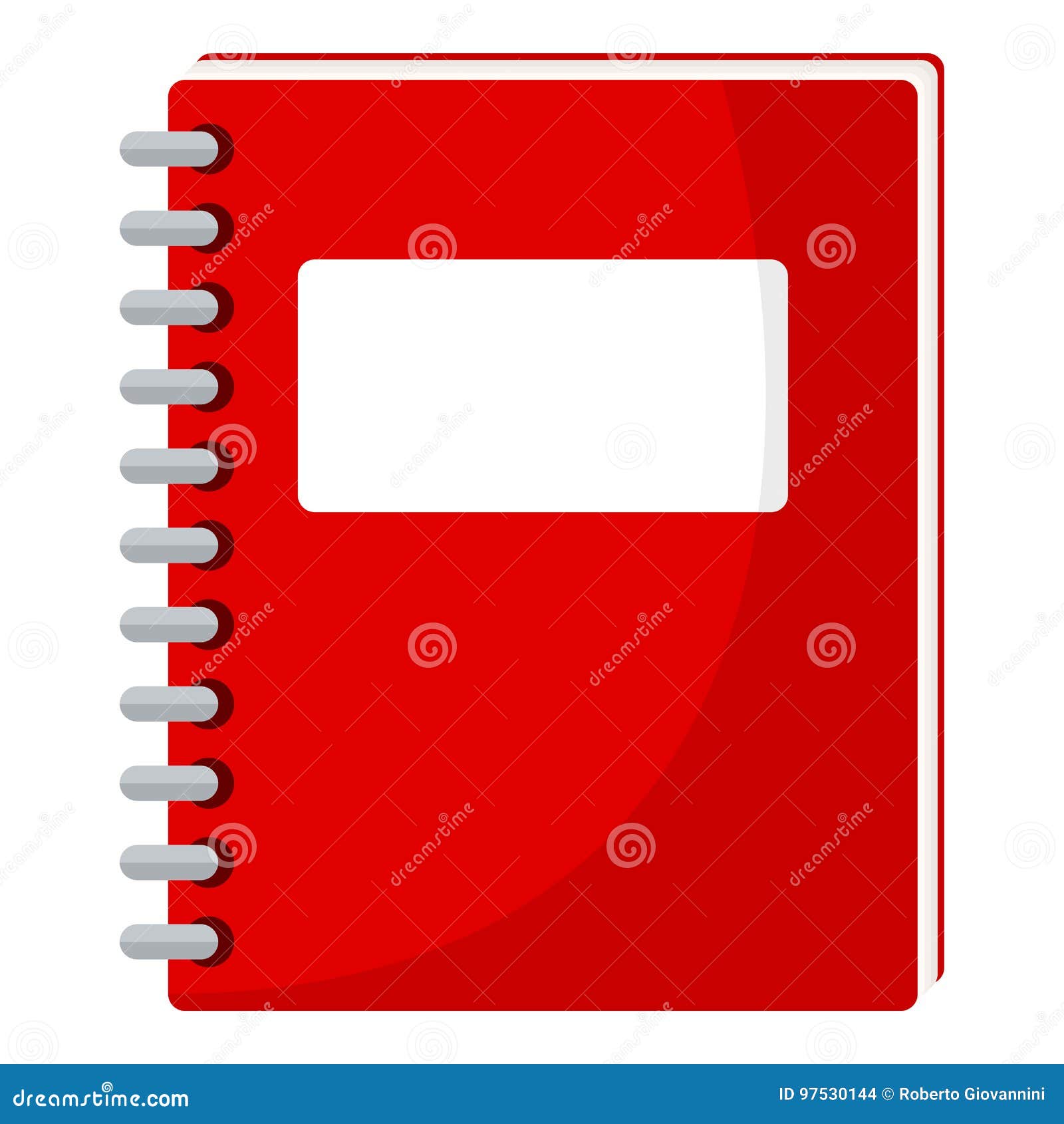 School Notebook Cover And Realistic Lined Paper Blank Size Reversal A5 ...
