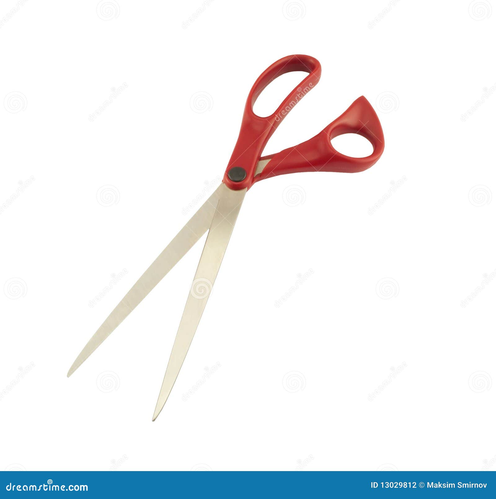 Red Scissors stock photo. Image of work, color, clipping - 13029812