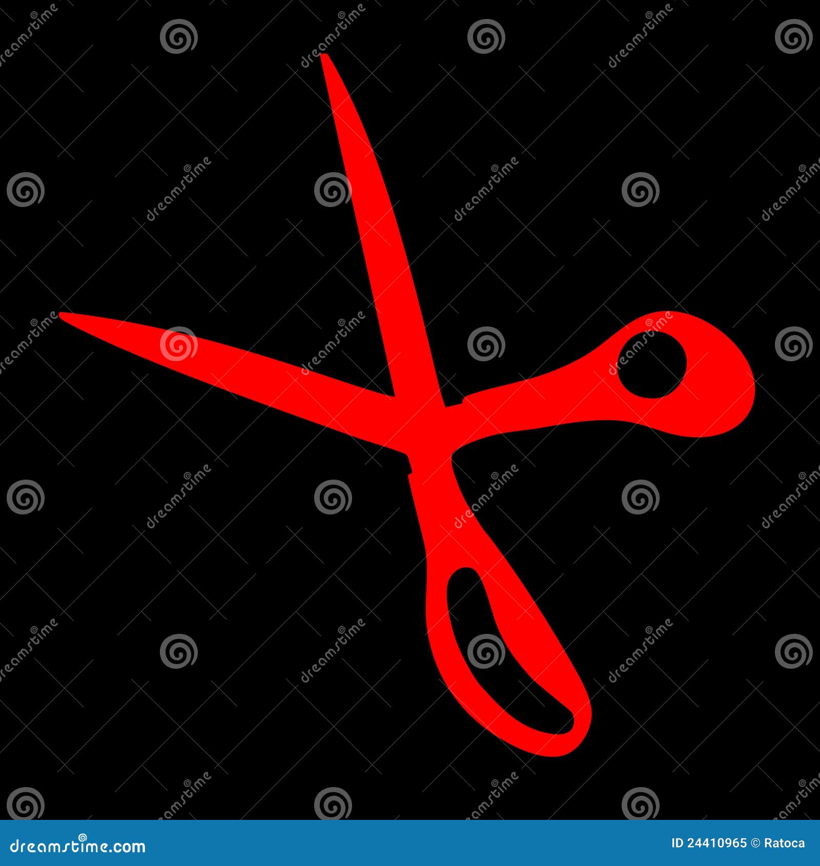 Red scissors stock vector. Illustration of icon, background - 24410965
