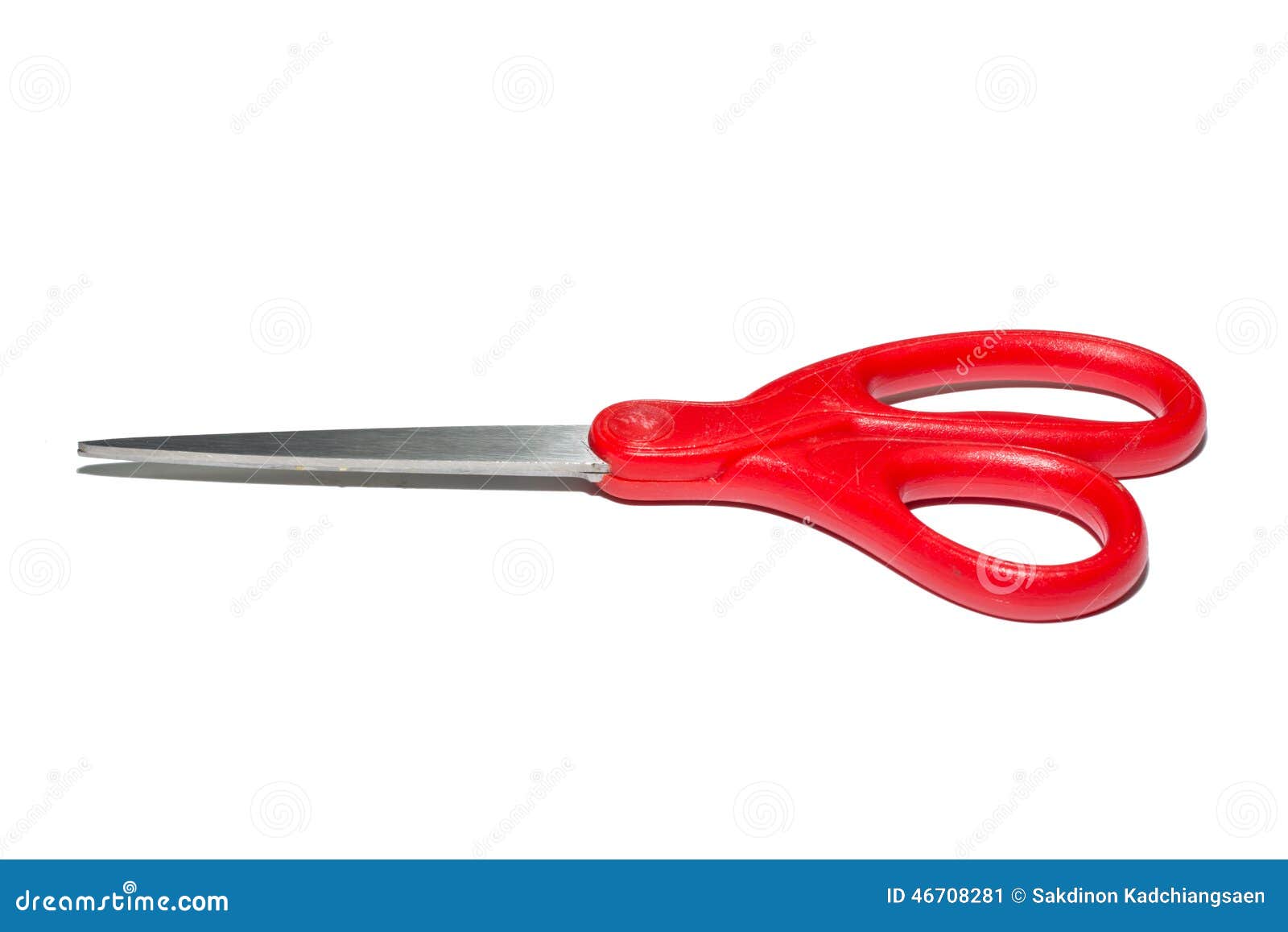 Red Scissors stock image. Image of stainless, steel, handle - 46708281
