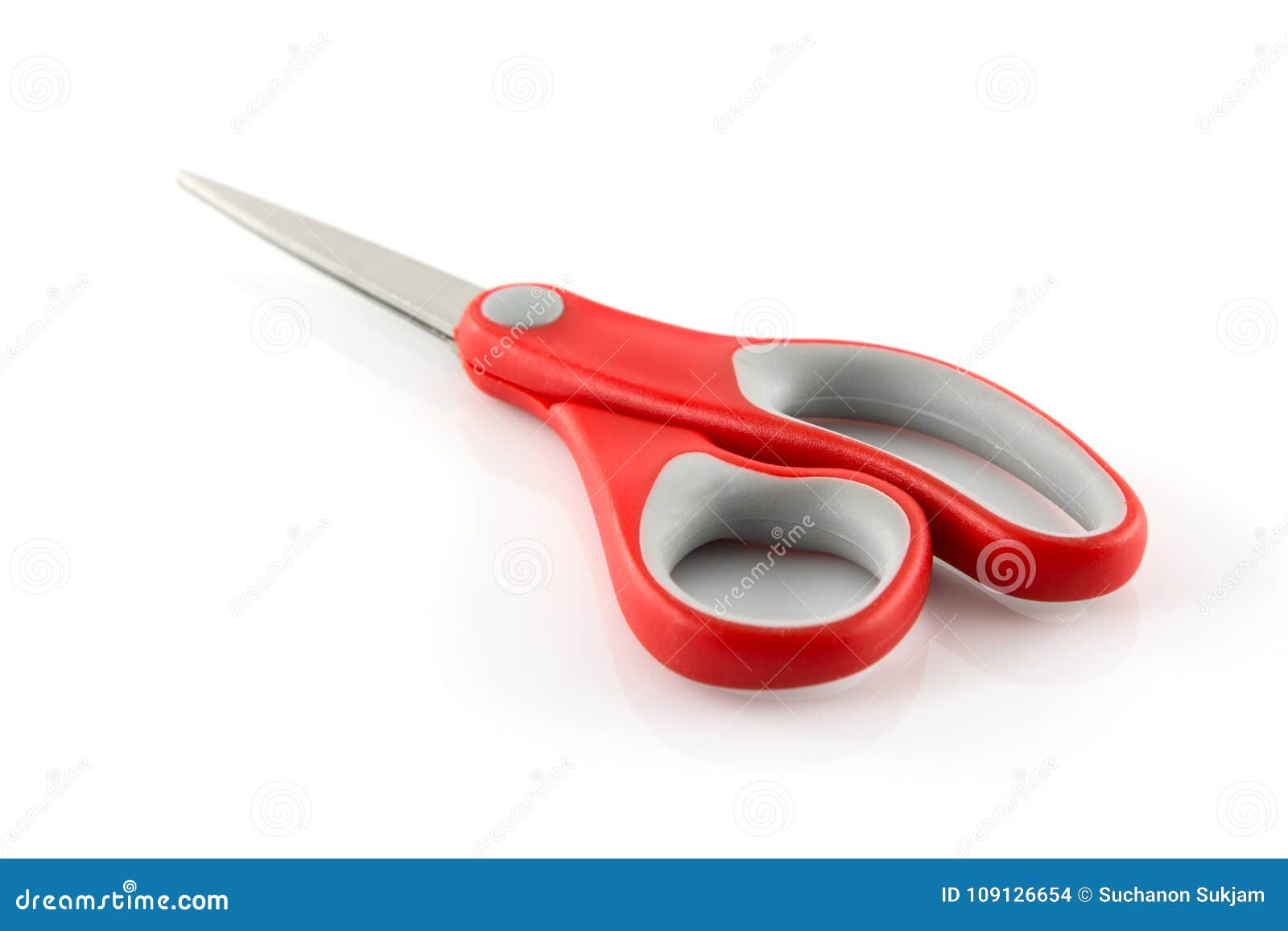 Red scissors isolate stock photo. Image of scissors - 109126654