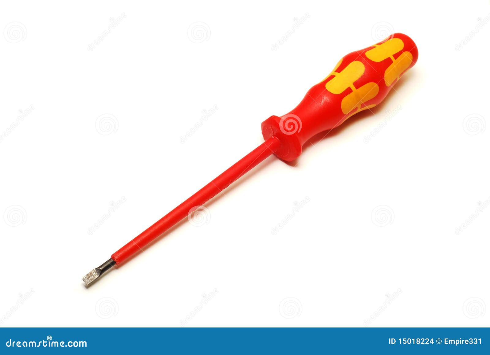 Red screwdriver stock photo. Image of handle, instrument - 15018224