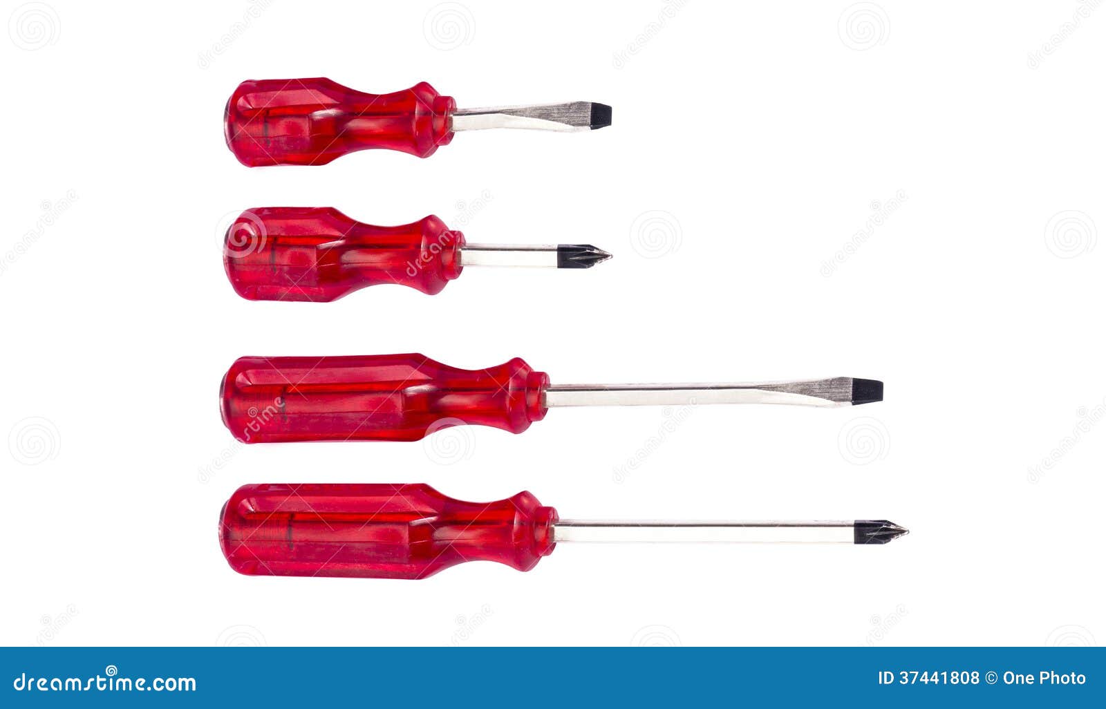 Red screwdrivers stock photo. Image of mechanical, business - 37441808