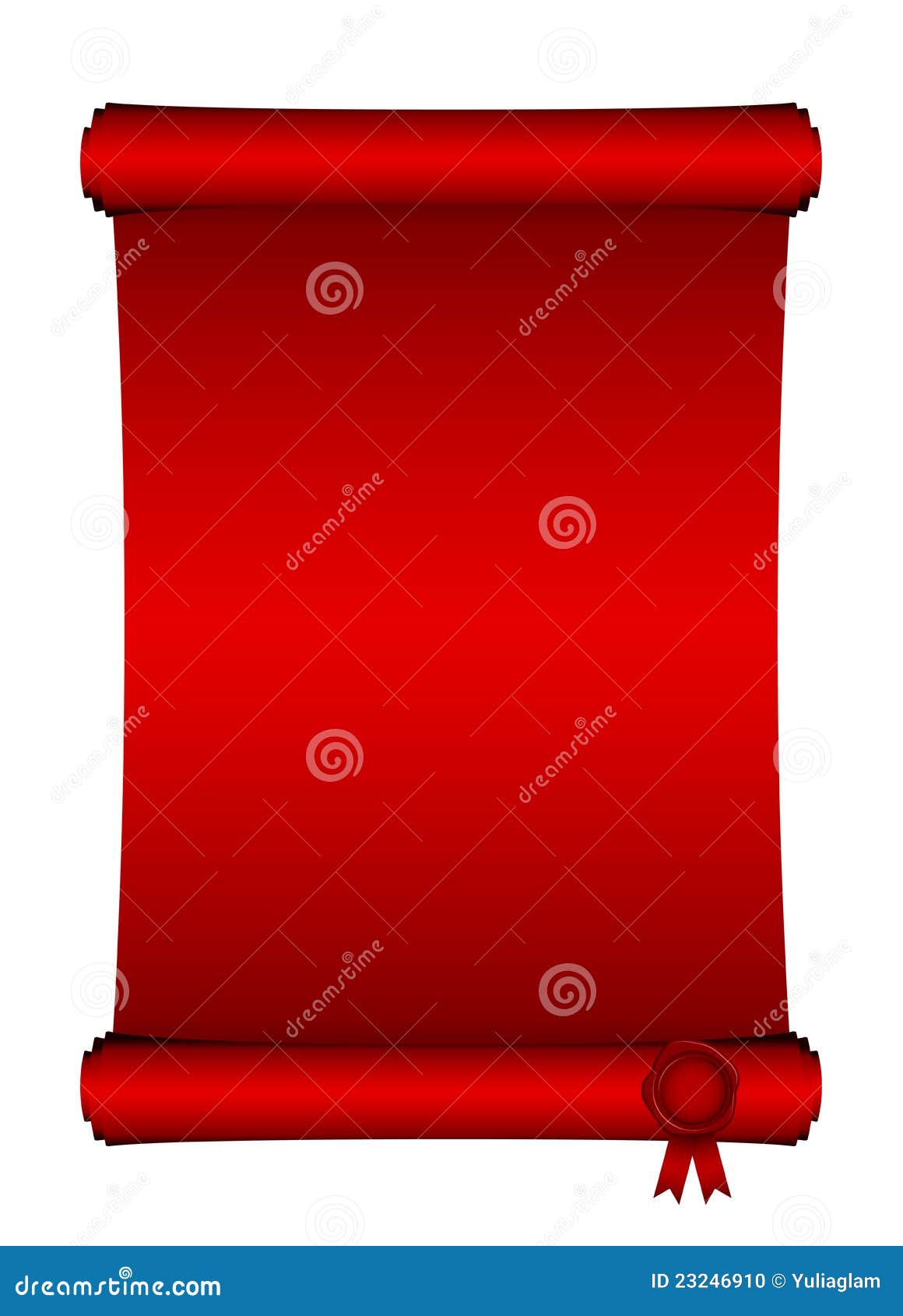 Red scroll stock vector. Illustration of gold, border - 23246910