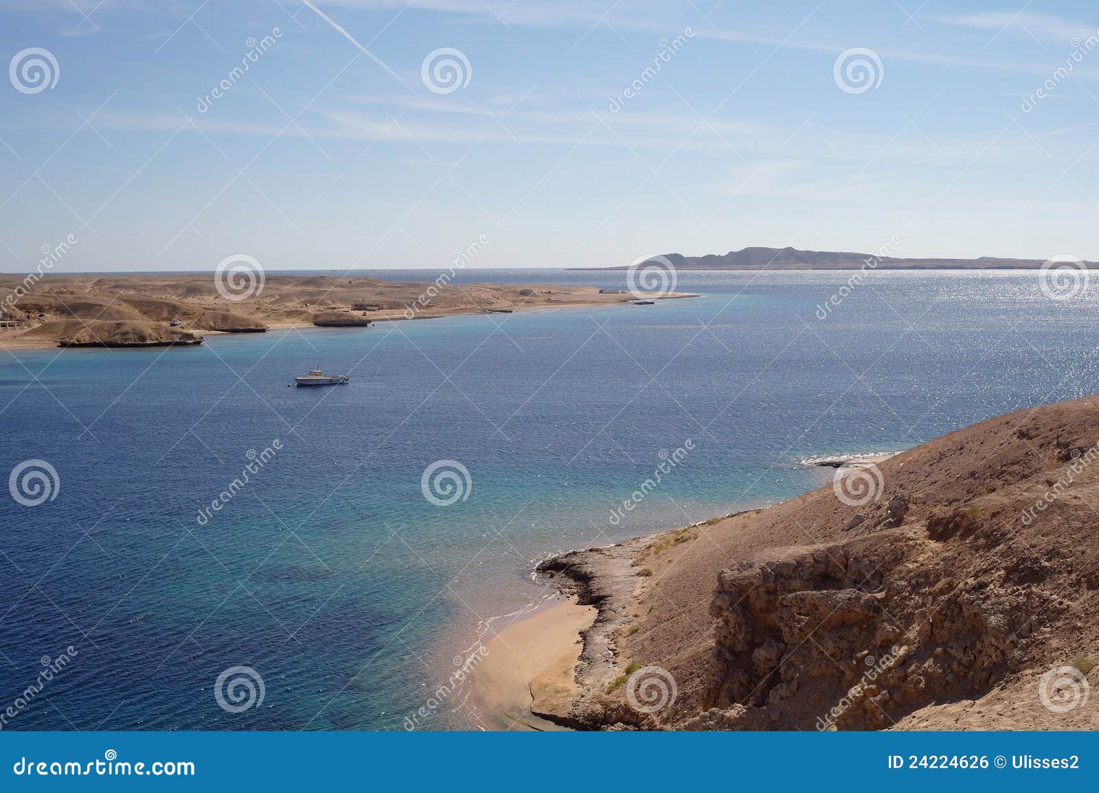 Red sea stock photo. Image of water, beach, light, beauty - 24224626