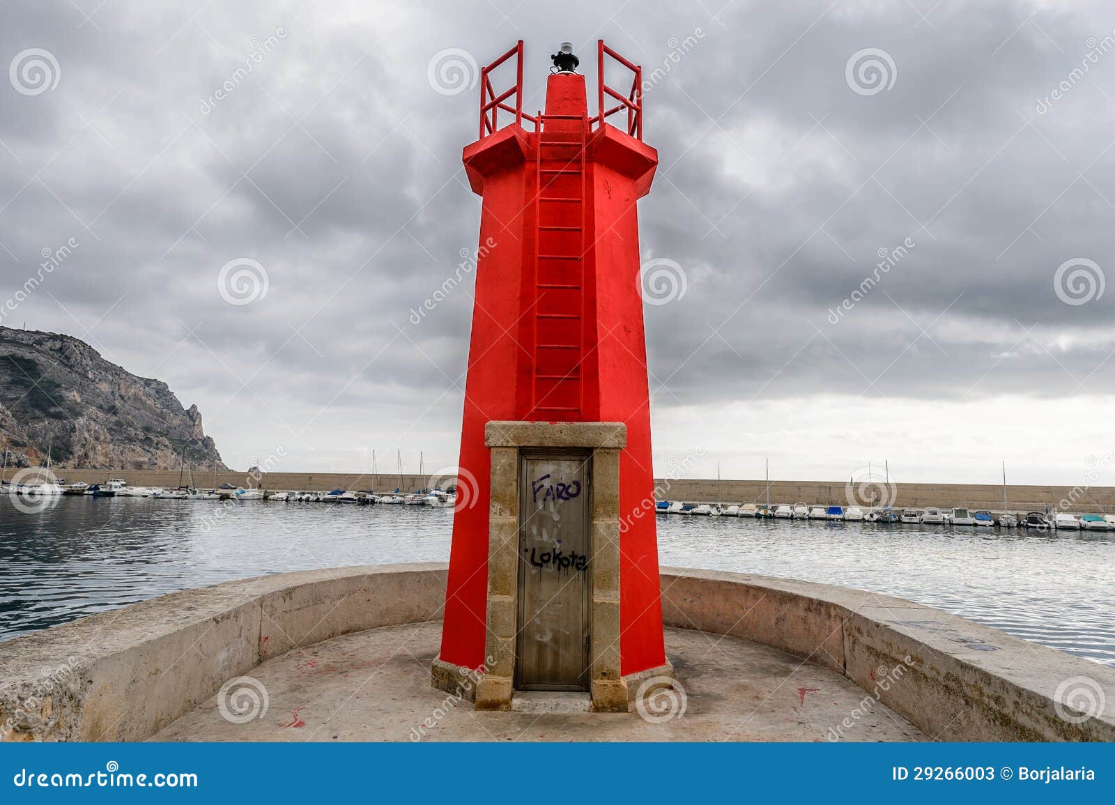 Red sea light stock image. Image of light, countryside - 29266003