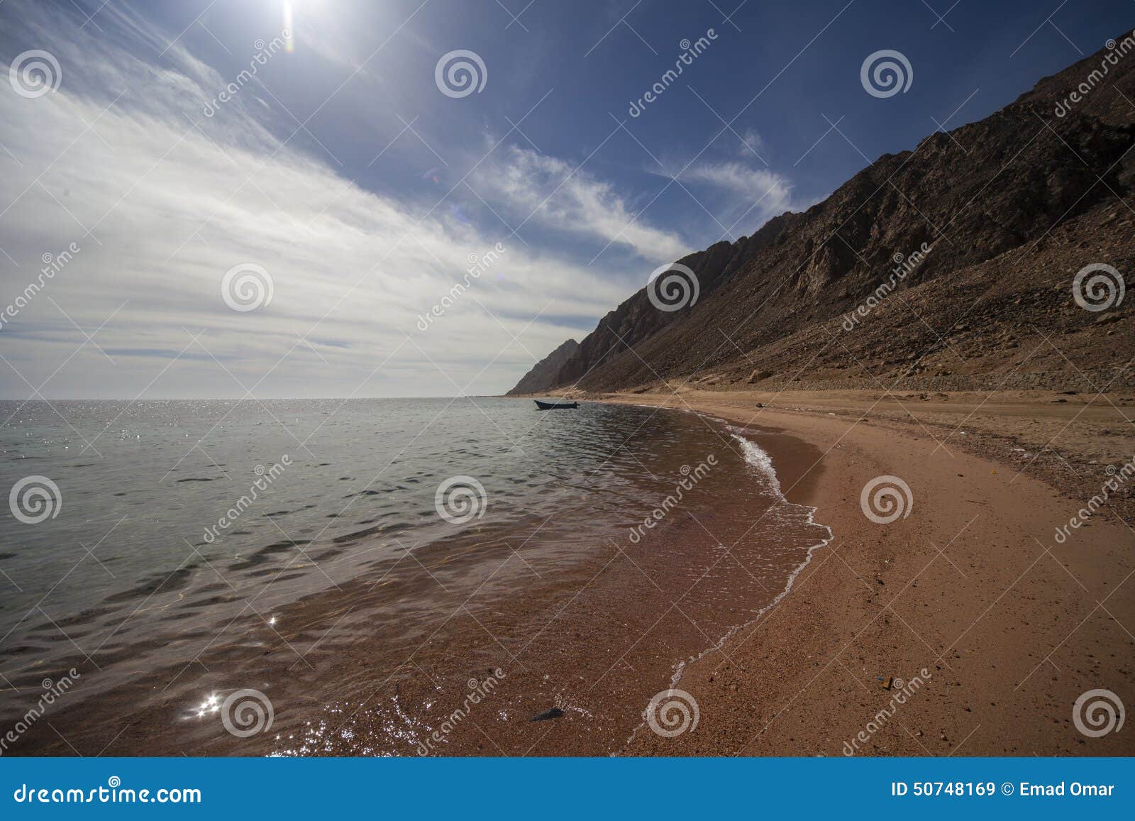 The Red Sea Shore stock image. Image of copy, dahab, egypt - 50748169